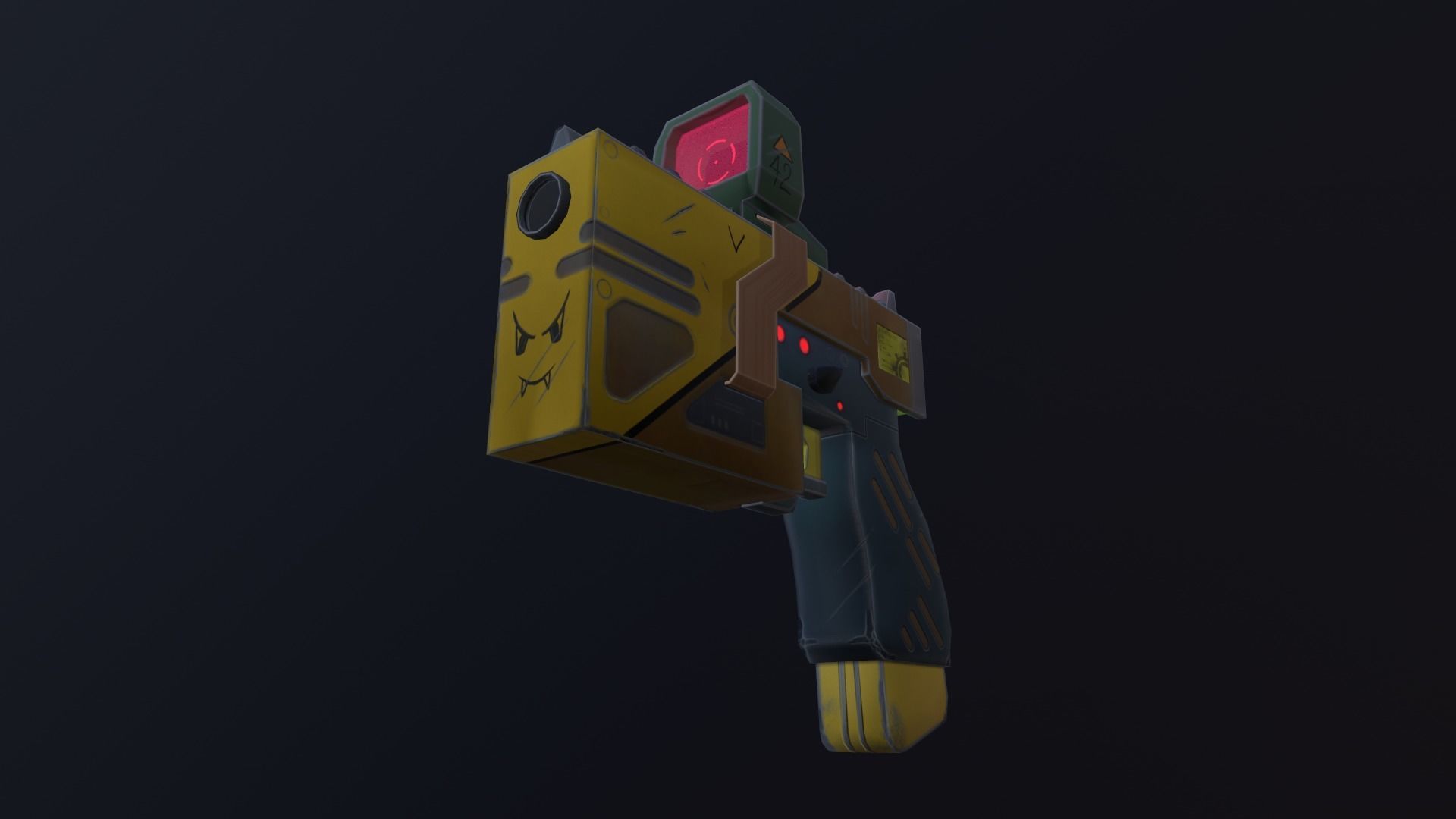 3D model Stylized Gun VR / AR / low-poly | CGTrader