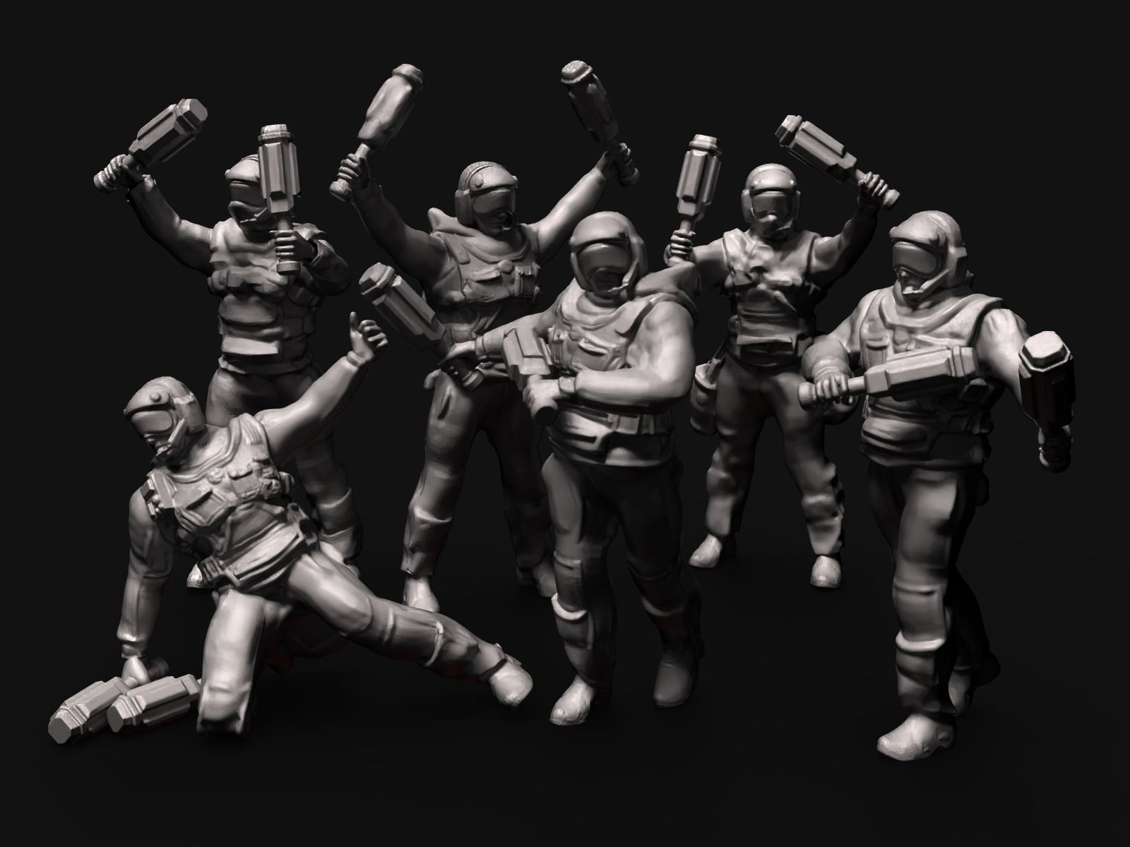 Crew- MechbaySignalsCrew 3D model 3D printable | CGTrader