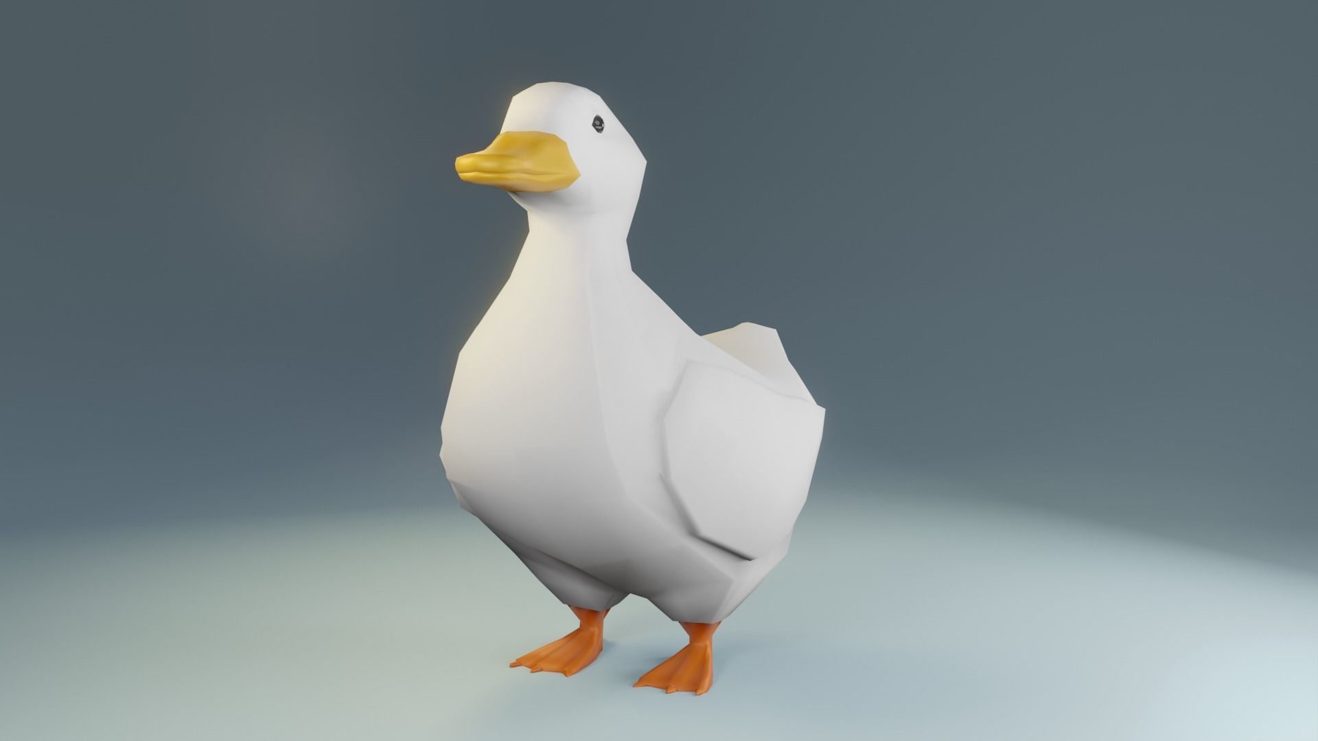 3D model Low Poly Duck 3D Model VR / AR / low-poly | CGTrader