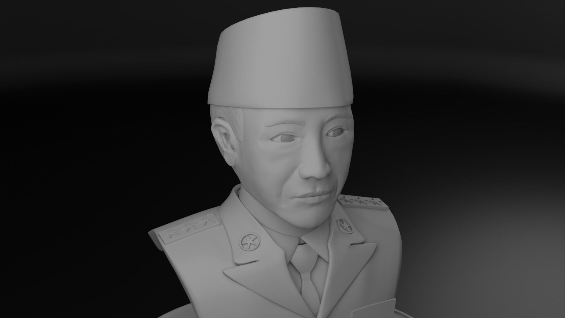 President Soekarno 3D model | CGTrader