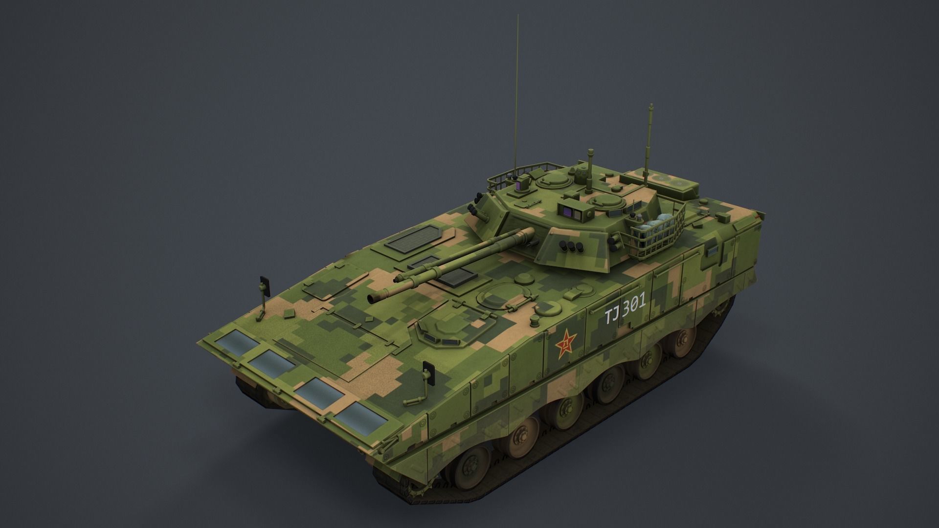 3D model ZBD 04A VR / AR / low-poly | CGTrader