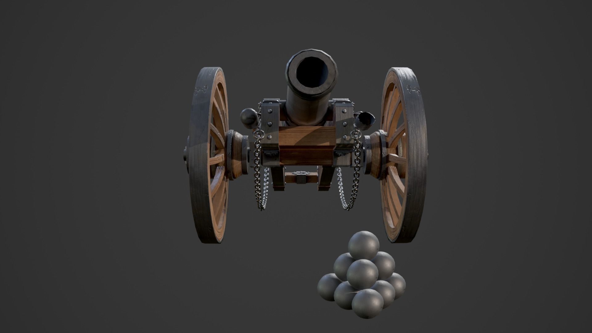Cannon Ground 3D model | CGTrader