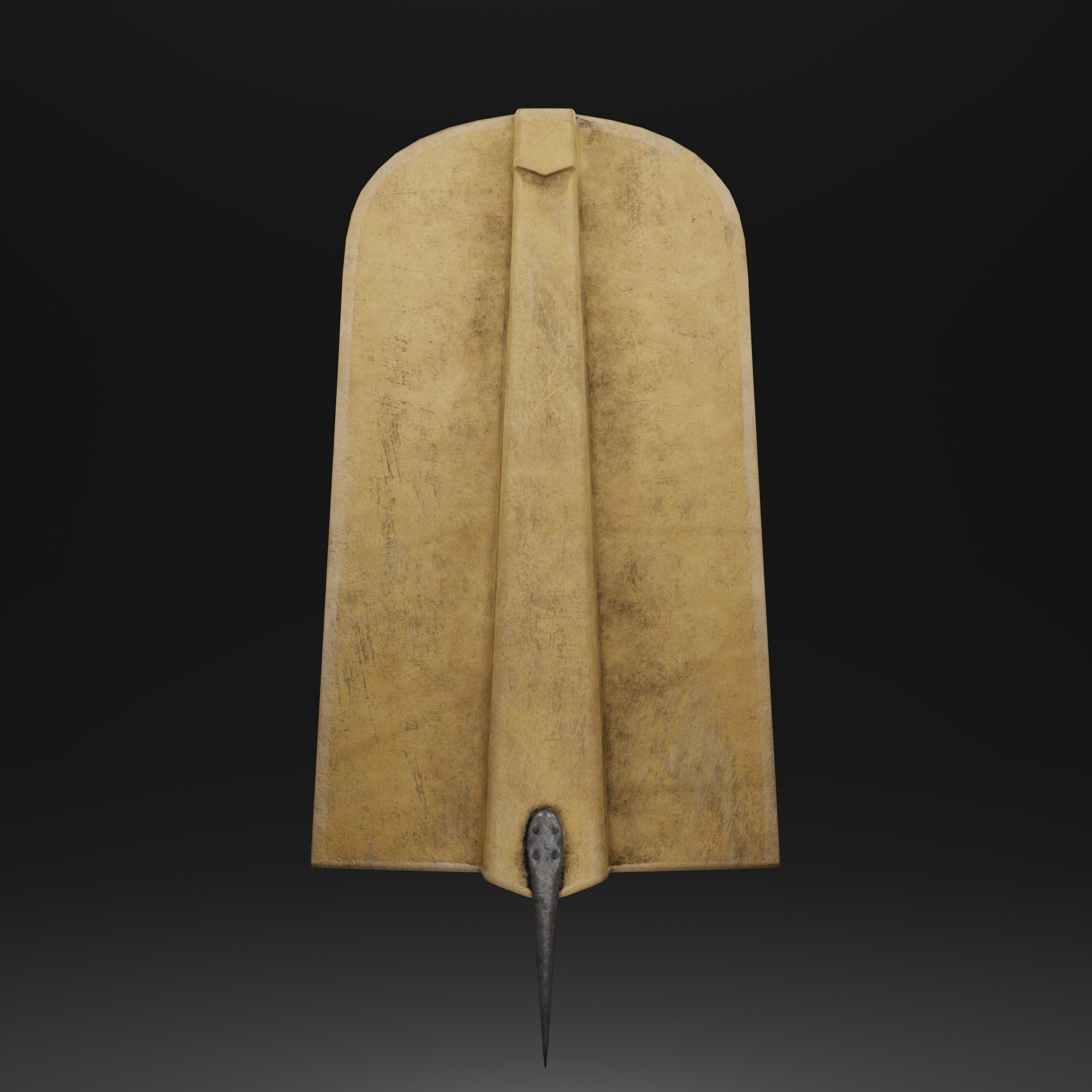 3D model Pavise Medieval Shield VR / AR / low-poly | CGTrader