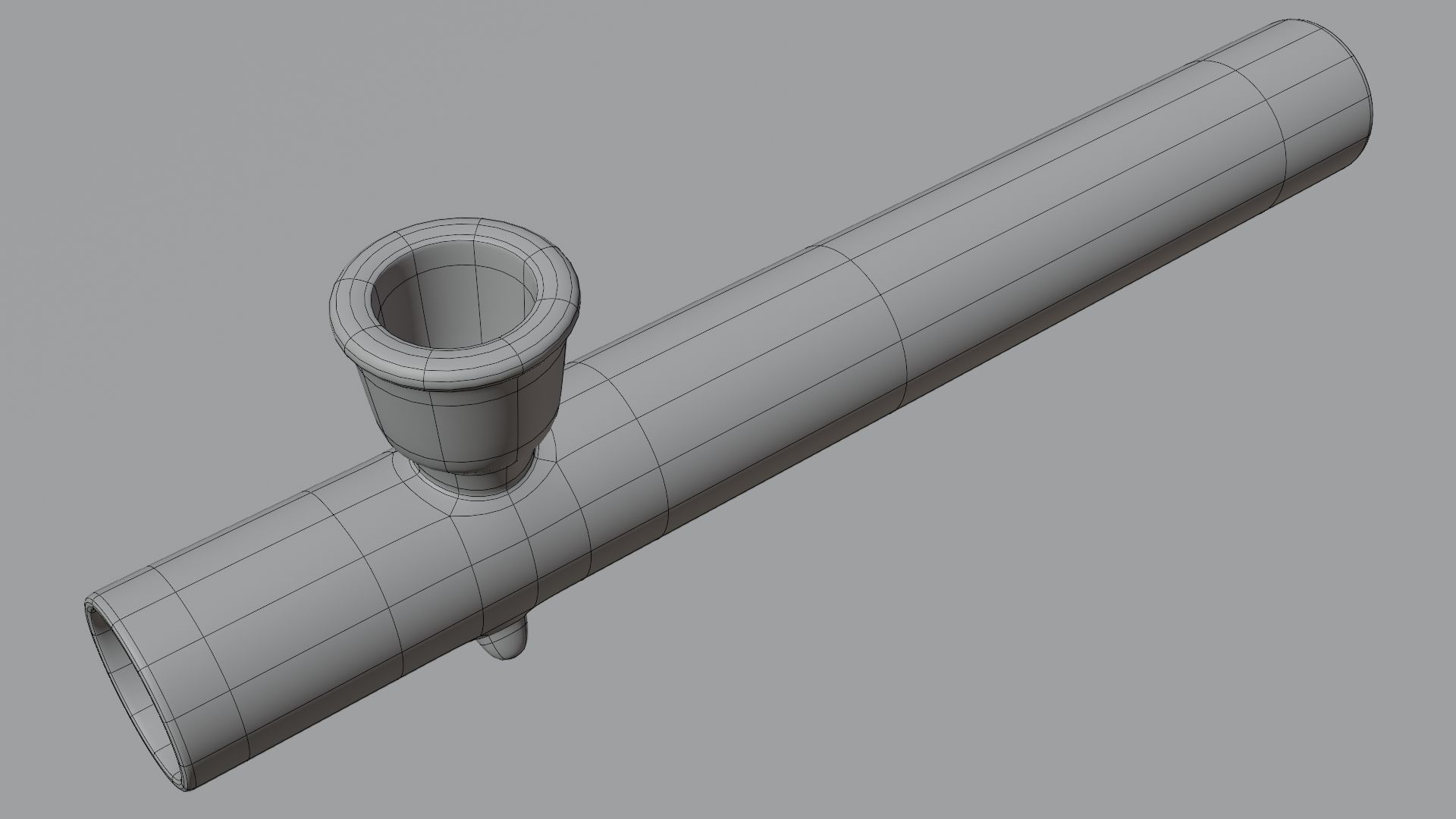 3D model Glass Weed Pipe VR / AR / low-poly | CGTrader