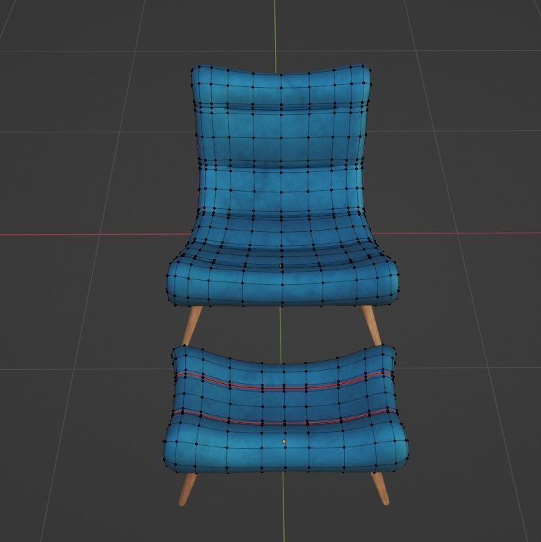 Nordic Snail Chair for interiors 3D model | CGTrader