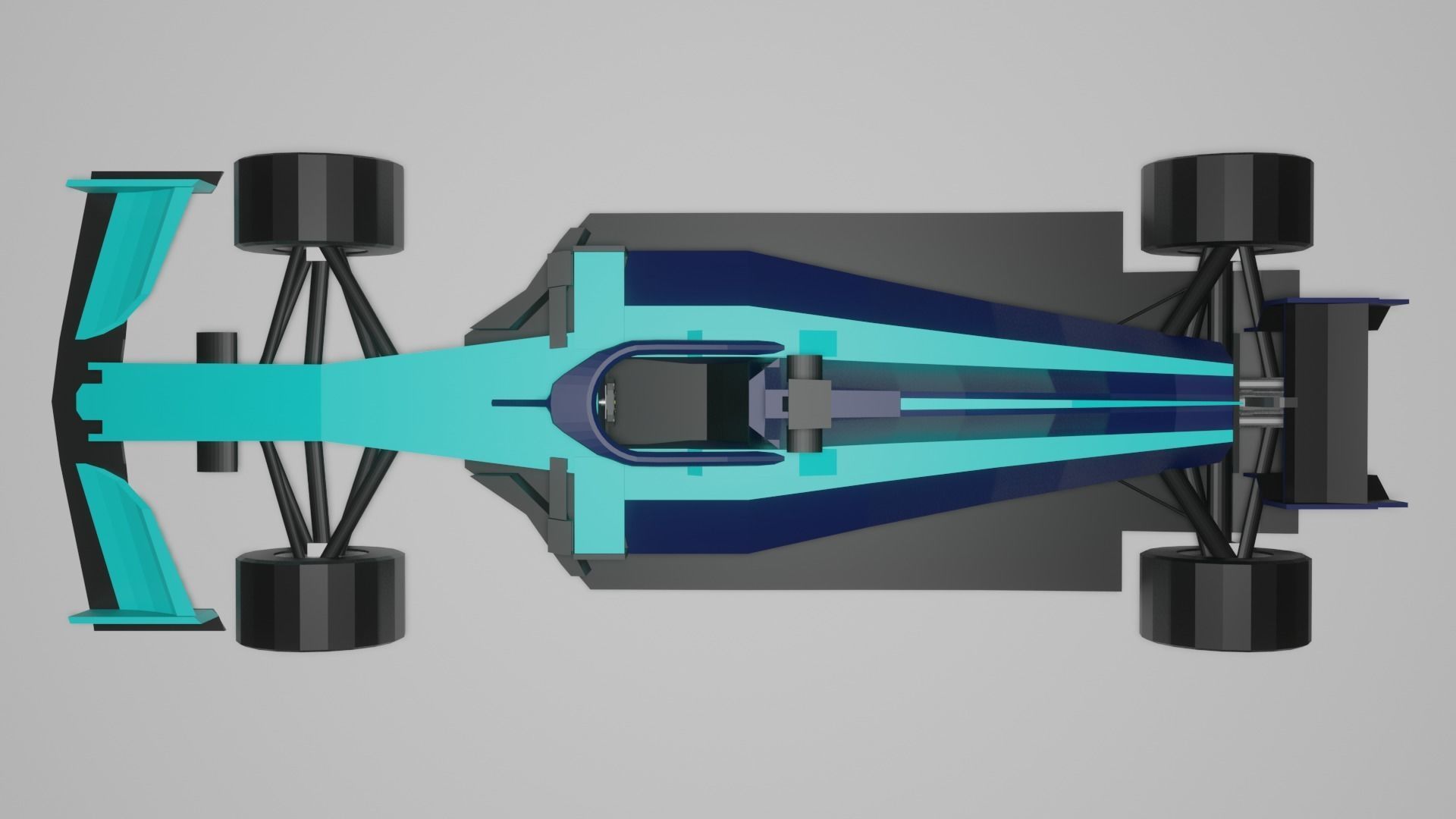 Low Poly F1 Car 3D model | CGTrader