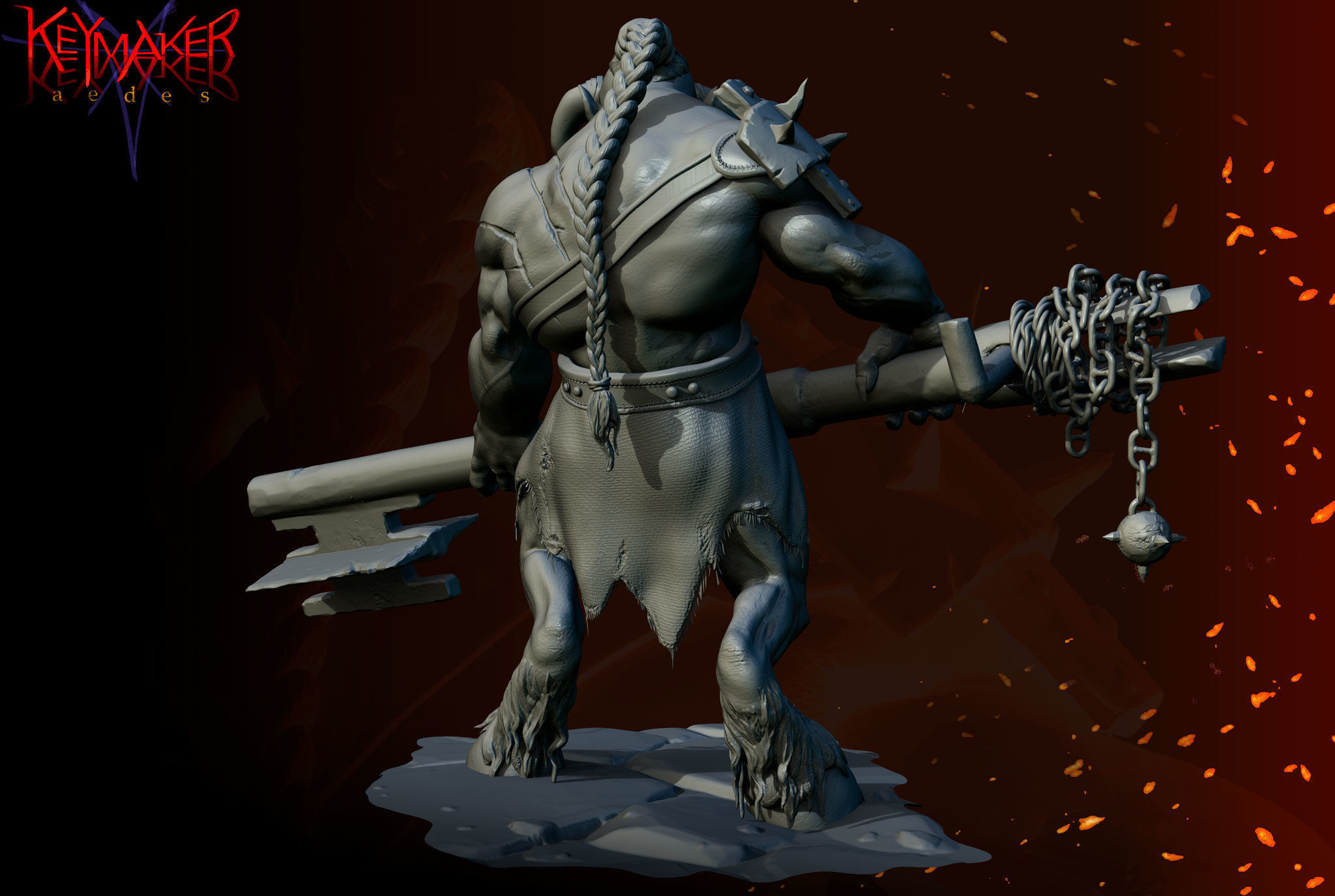 Daemon Keymaker 3D model 3D printable | CGTrader