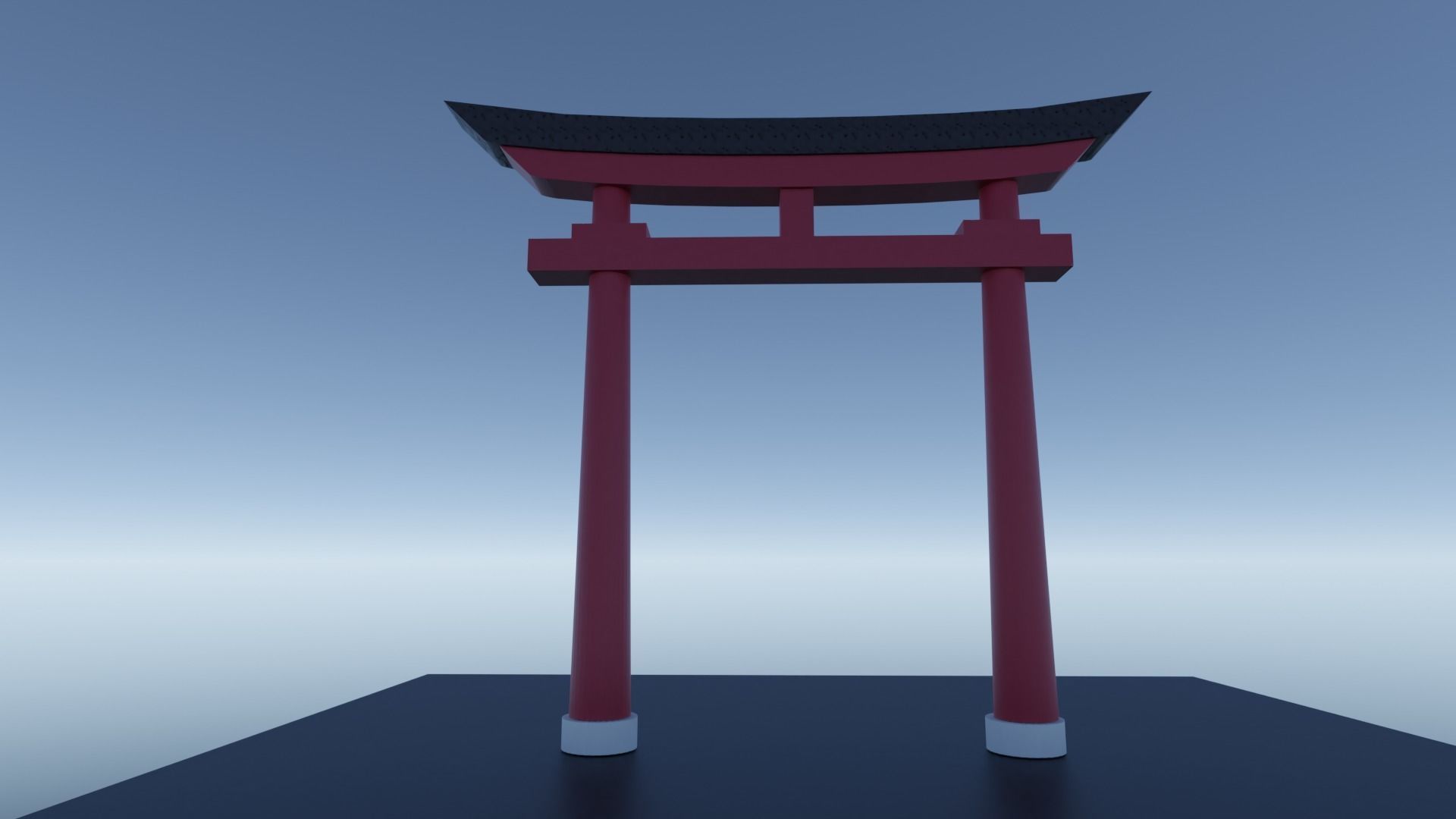 Japanese Red gate-Torii free VR / AR / low-poly 3D model | CGTrader