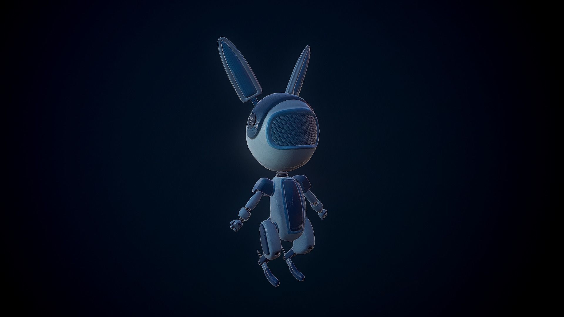 3D model Robot Bunny RoboBunny VR / AR / low-poly | CGTrader