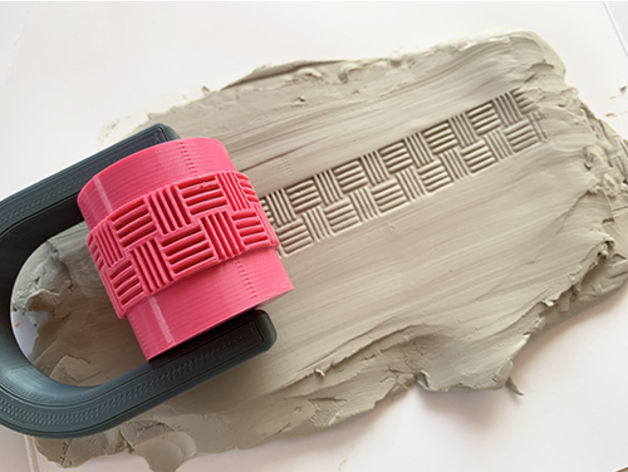 Stamp Roller For Clay and Polymer Clay 3D model | CGTrader