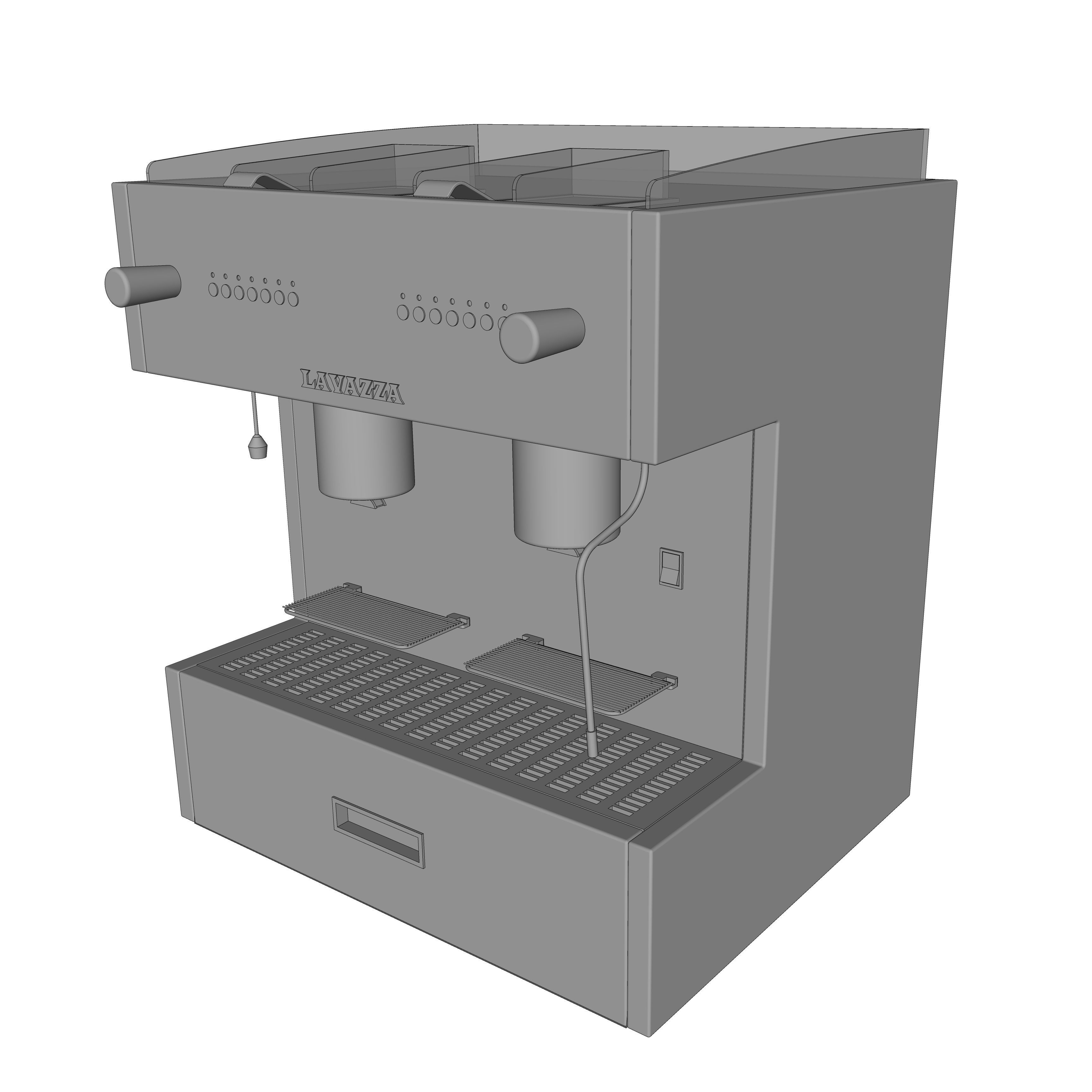 LAVAZZA LB 4200 COFFEE MACHINE 3D model | CGTrader