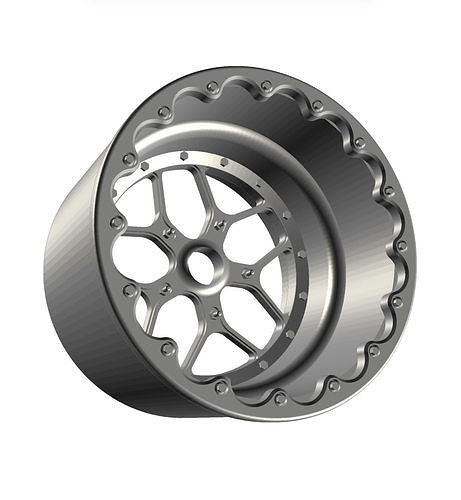 Billet Specialties Drag Wheel Comp 7 Rear Beadlock 3D model 3D ...