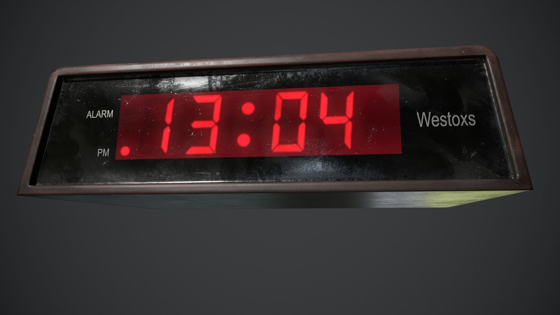 3D model Retro Digital Clock VR / AR / low-poly | CGTrader