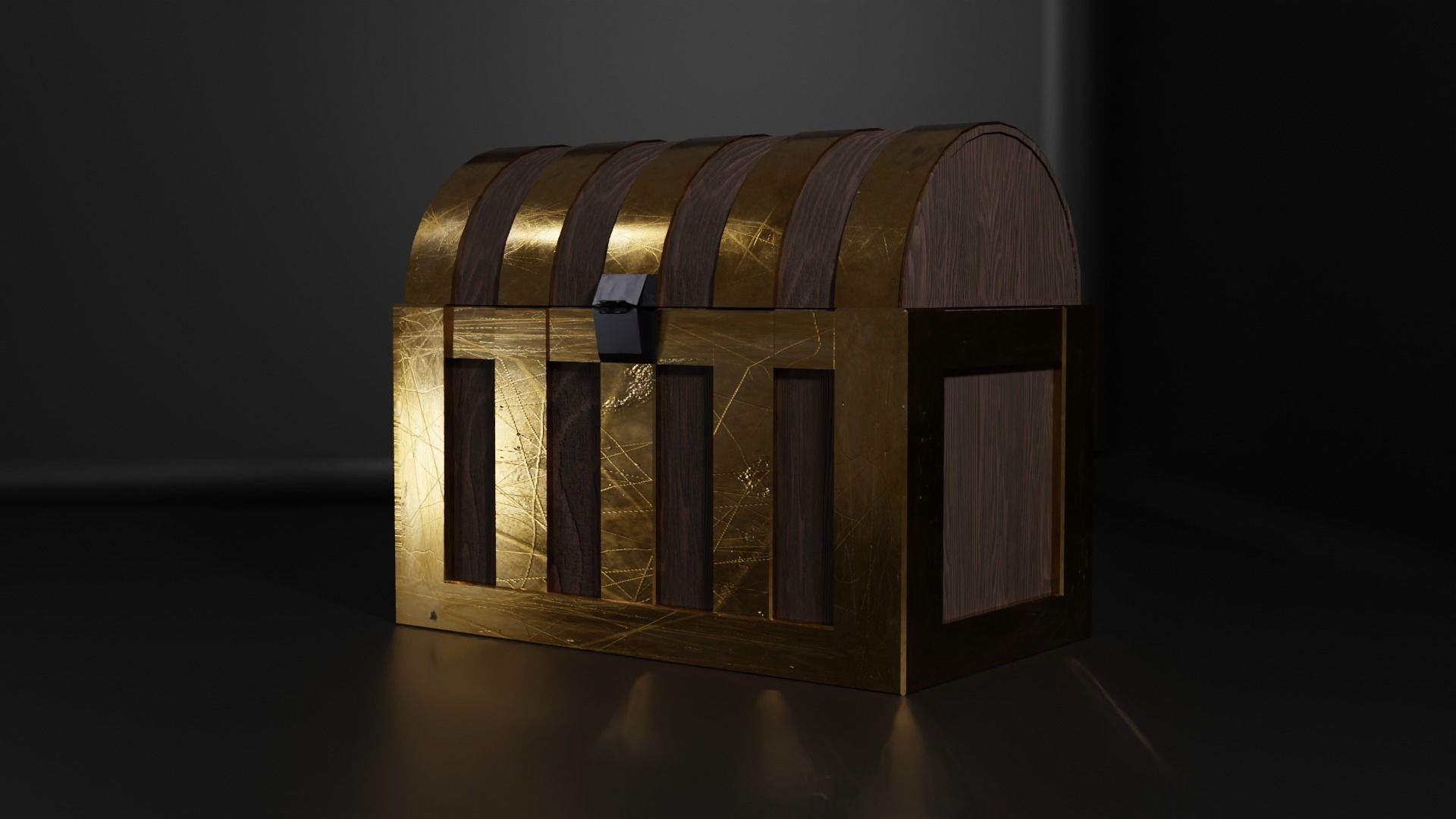 Stylized Chest 3D PBR 3D model | CGTrader