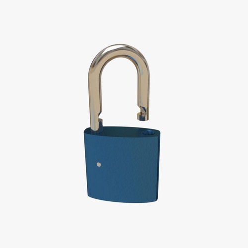 Padlock 3D model | CGTrader
