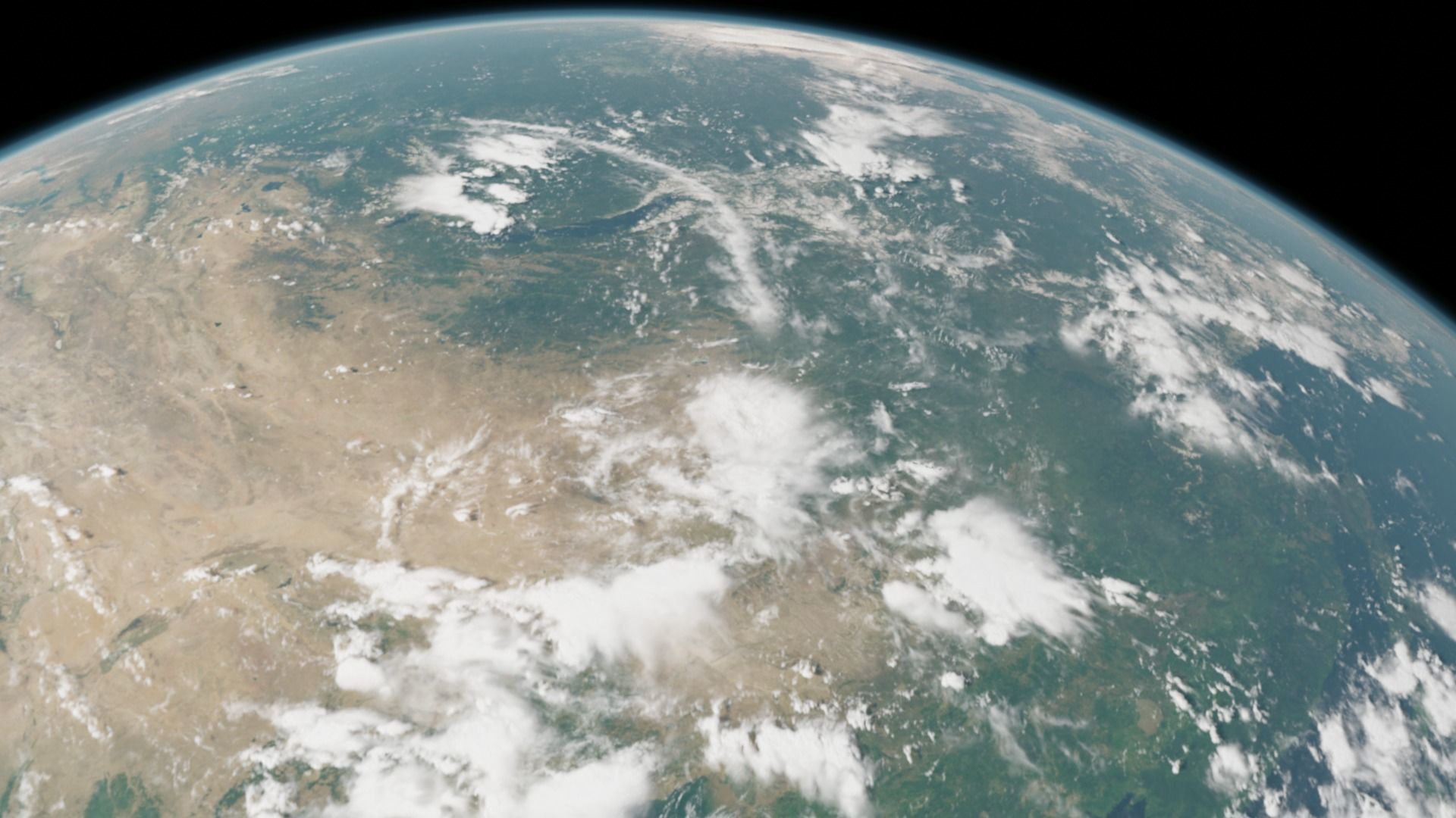 HDRI Earth orbit environment texture 3D model | CGTrader