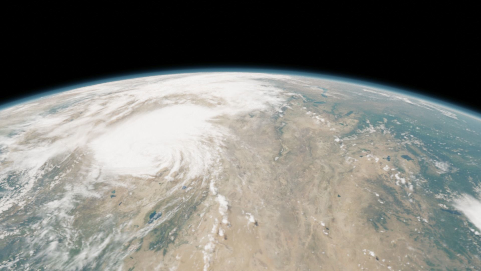 HDRI Earth orbit environment texture 3D model | CGTrader