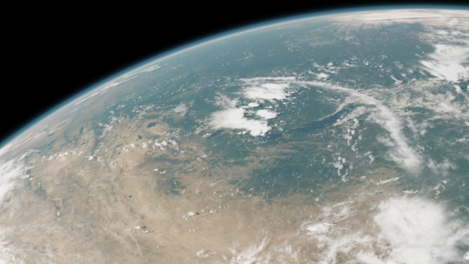 HDRI Earth orbit environment texture 3D model | CGTrader