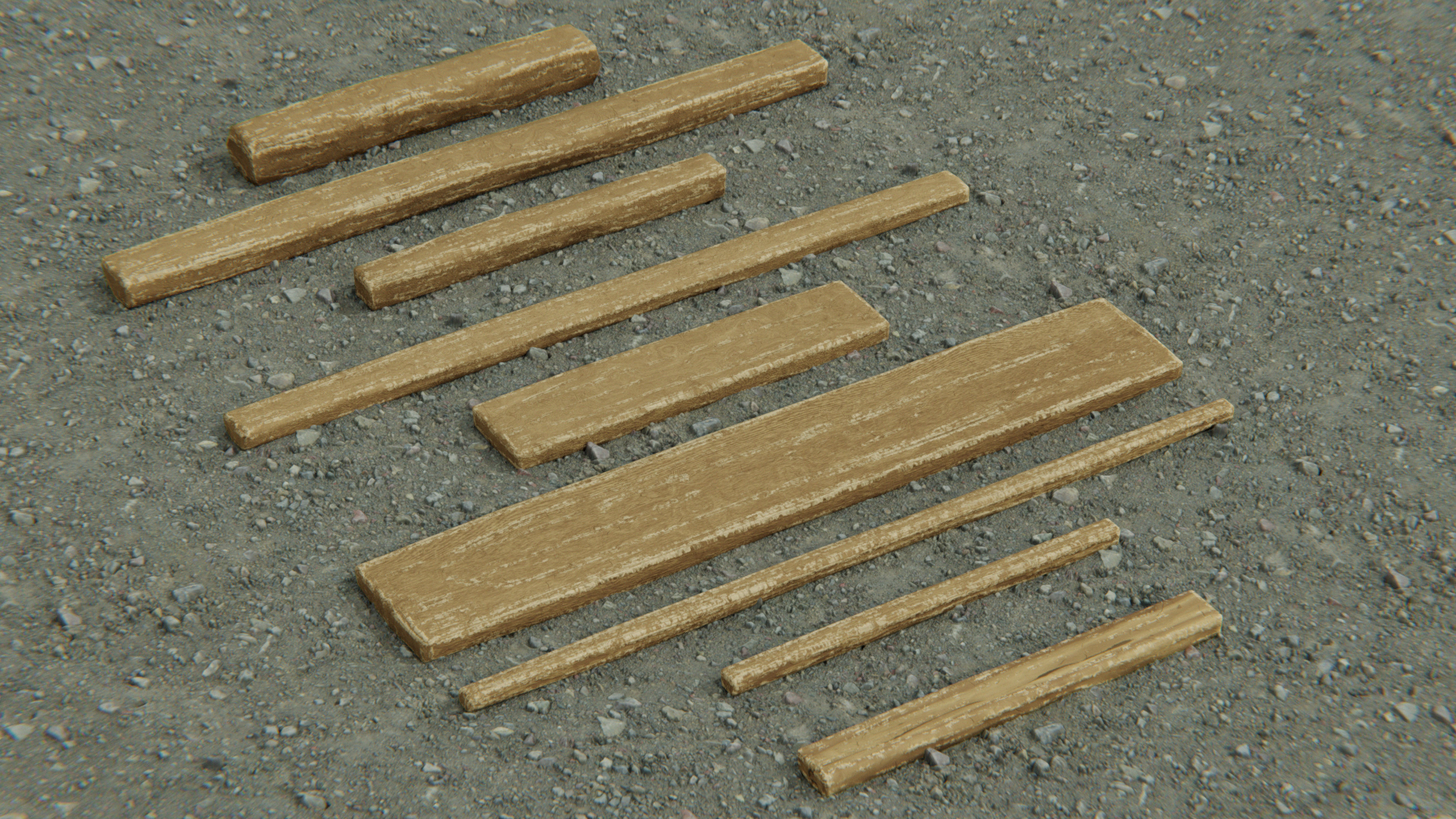 Common Wood Plank Dimensions free VR / AR / low-poly 3D model | CGTrader