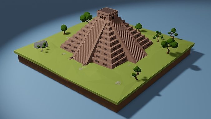 3D model Chichen Itza VR / AR / low-poly | CGTrader