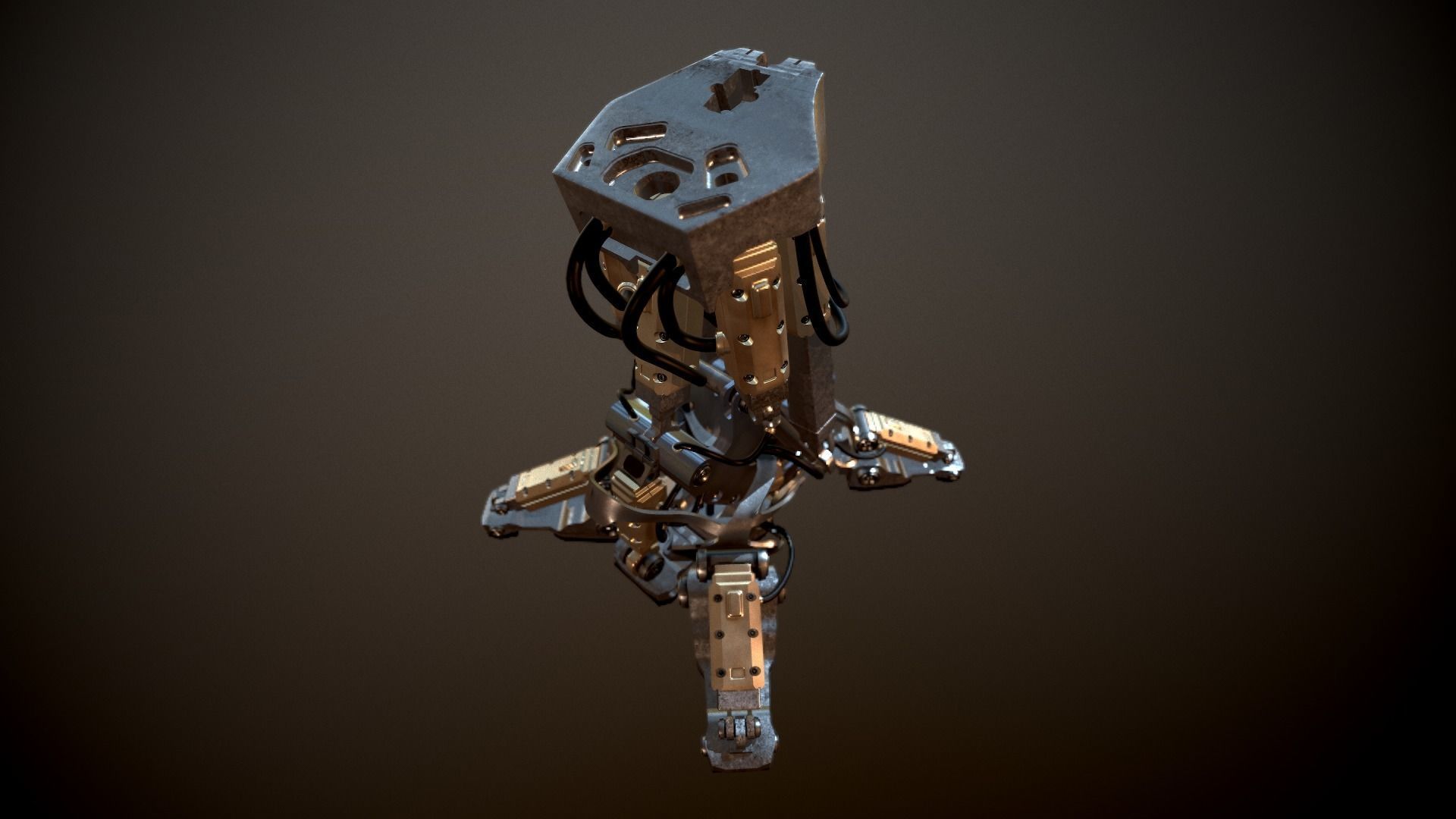 Mech robot leg 3D model | CGTrader