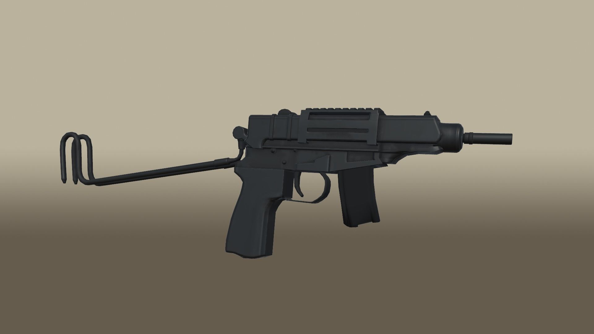 3D model Mini Machine Pistol VR / AR / low-poly | CGTrader