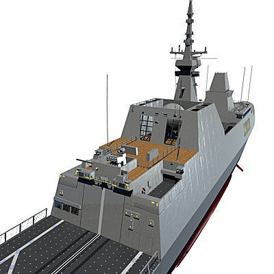 Singapore Navy RSS-68 Formidable Class Frigate 3D model | CGTrader