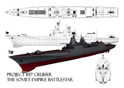 Soviet Navy Project 1157 Cruiser 3D model | CGTrader