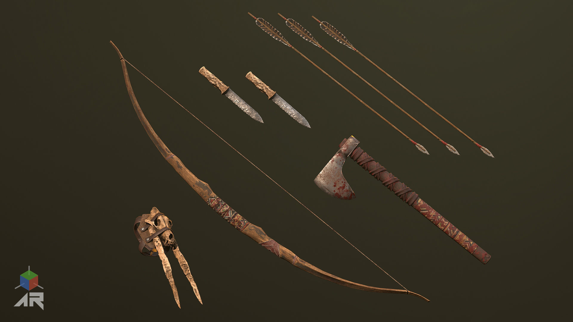 3D model Native American 2 VR / AR / low-poly | CGTrader