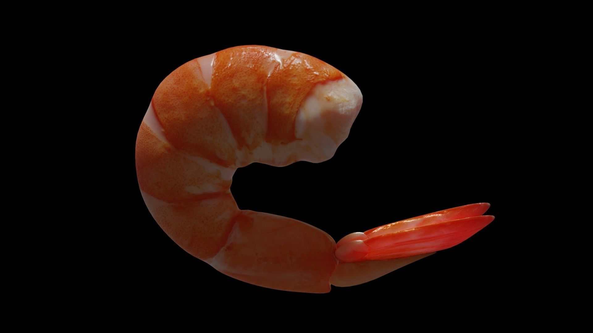 3D model Cooked shrimp VR / AR / low-poly | CGTrader