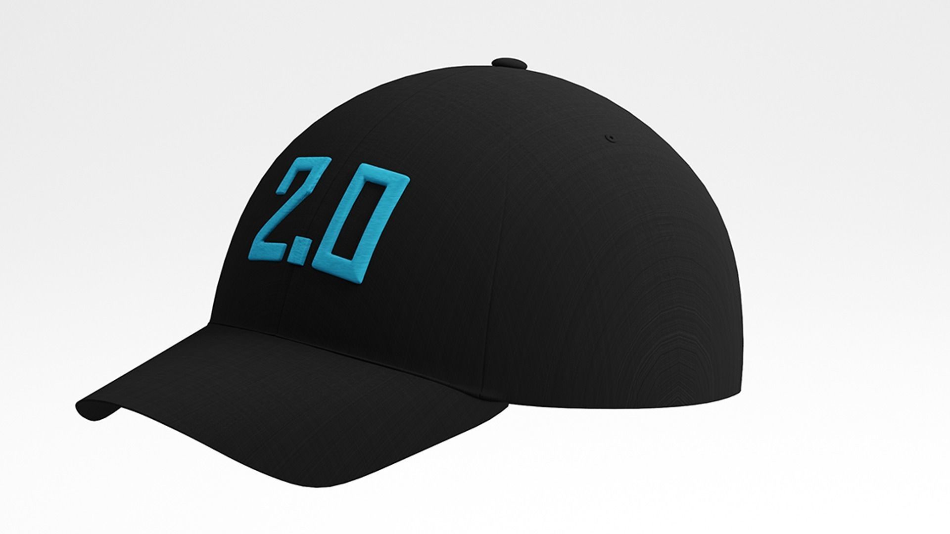 3D model Black Cap VR / AR / low-poly | CGTrader