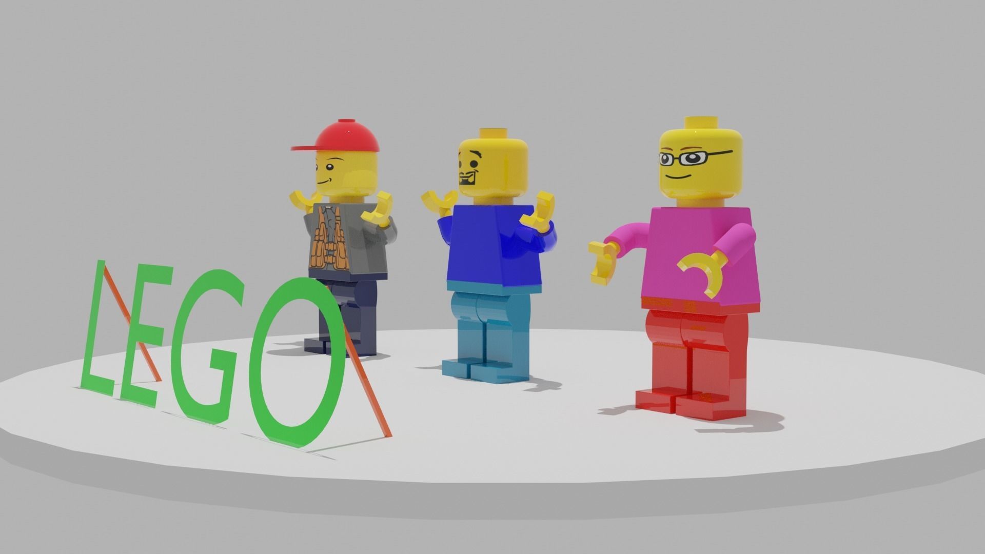 3D model LEGO Characters VR / AR / low-poly | CGTrader