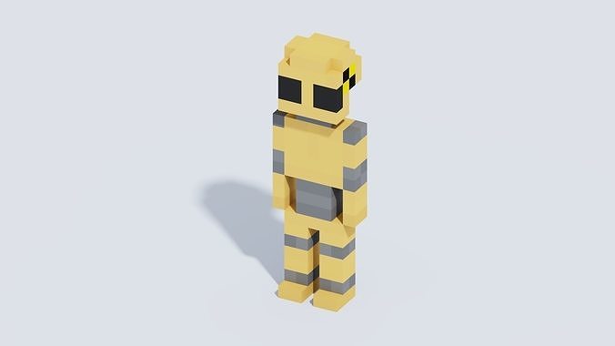 3D model Voxel Human T13 VR / AR / low-poly | CGTrader