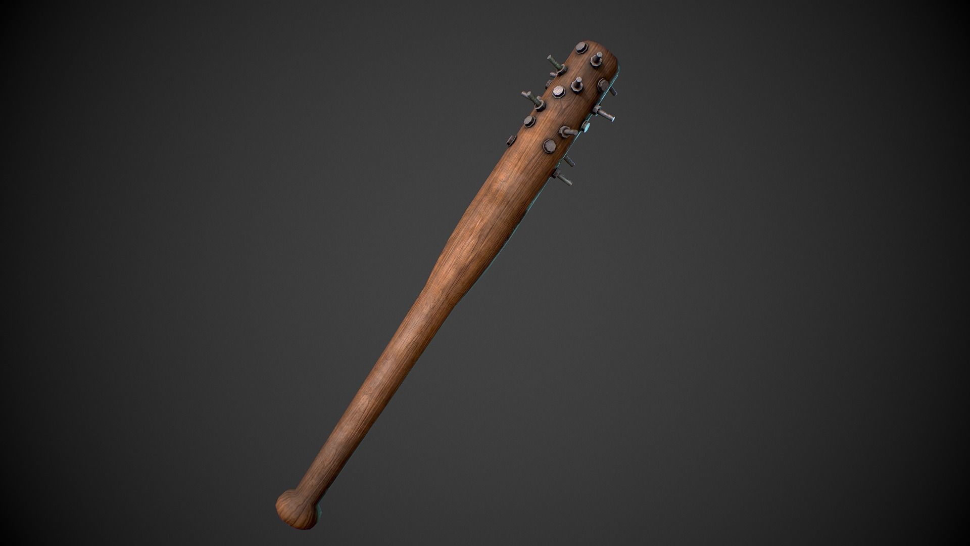 3D model Spiked Baseball Bat Weapon VR / AR / low-poly | CGTrader
