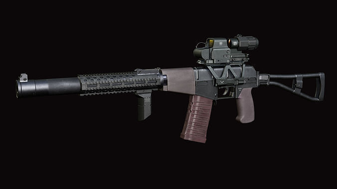 3D model AS VAL russian rifle VR / AR / low-poly | CGTrader