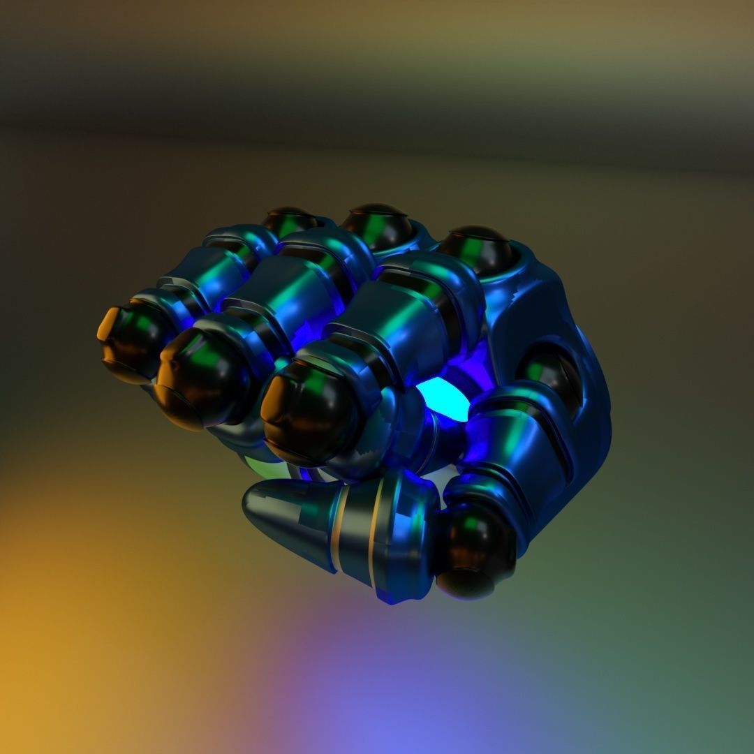 Robot Cyborg Hand 3D model | CGTrader