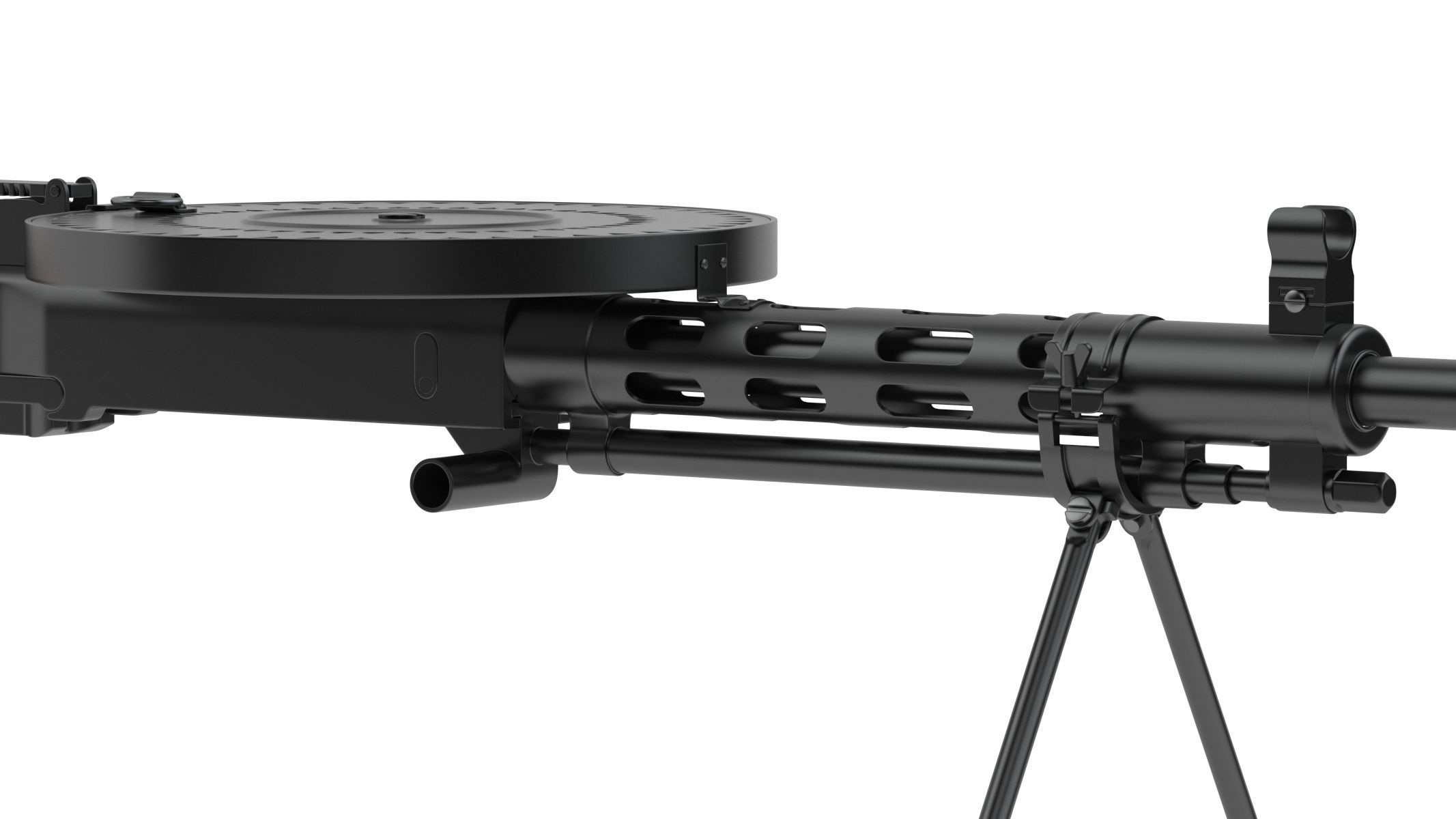 Degtyaryov machine gun 3D model | CGTrader