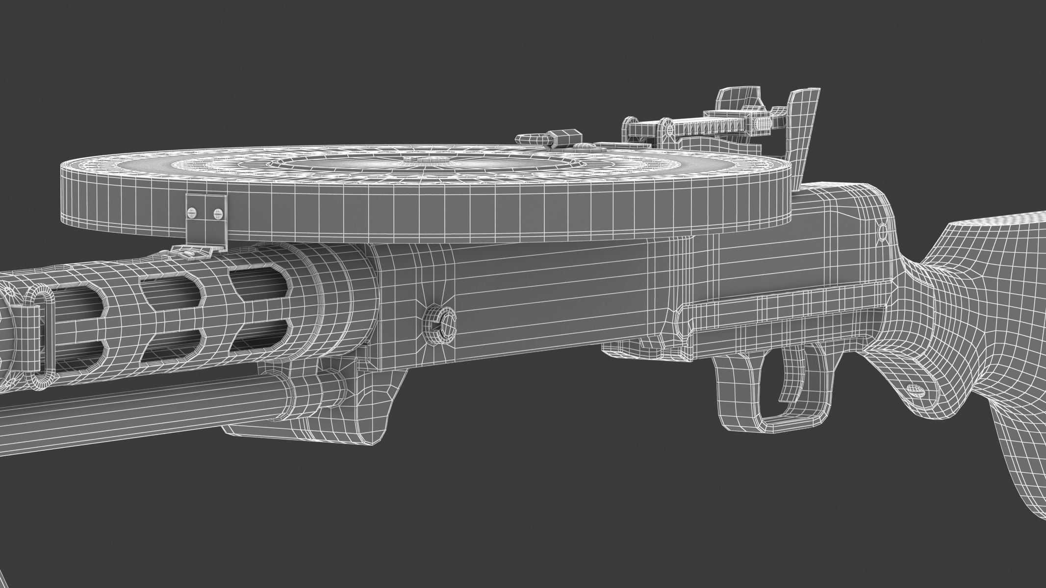 Degtyaryov machine gun 3D model | CGTrader