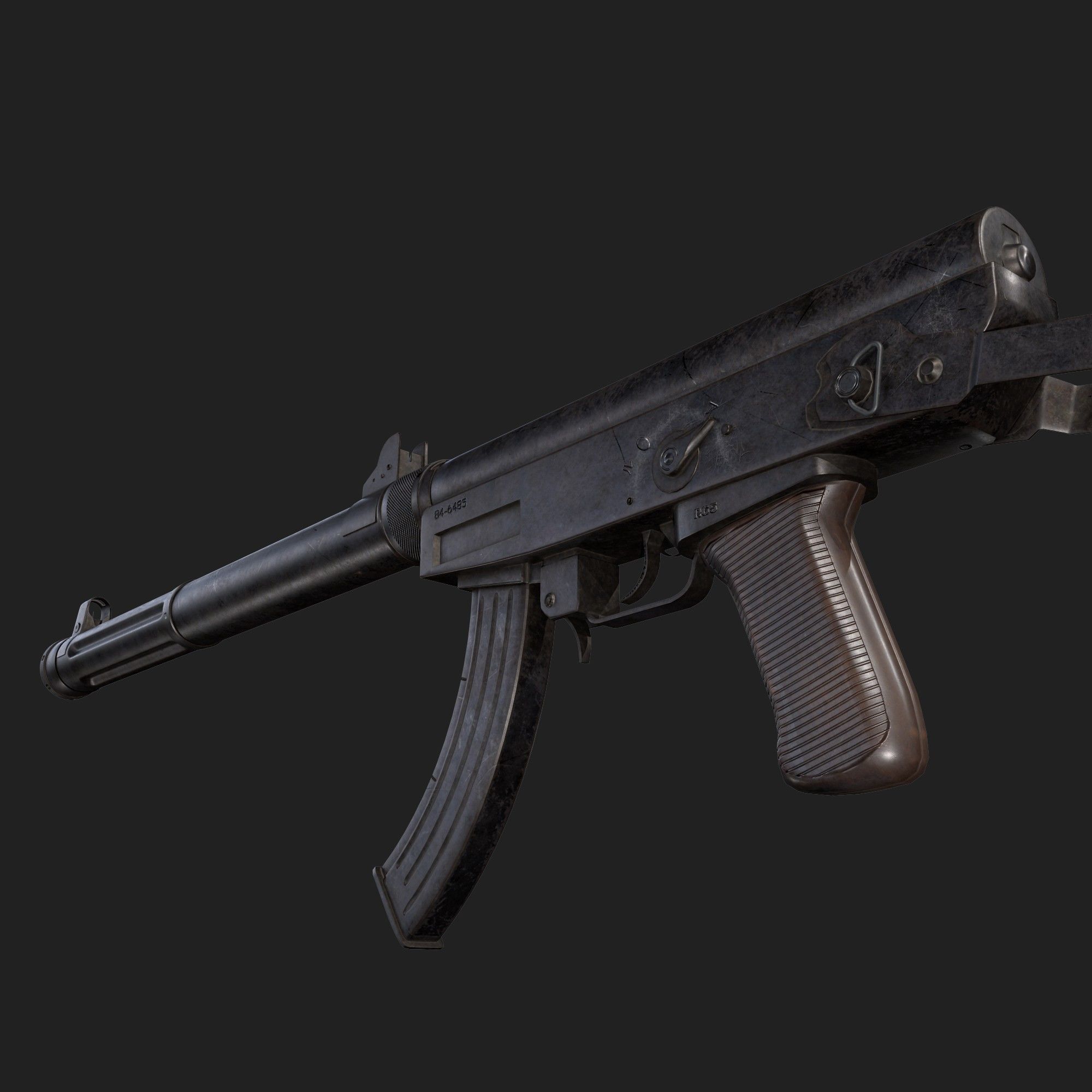 3D model Type 64 SMG VR / AR / low-poly | CGTrader