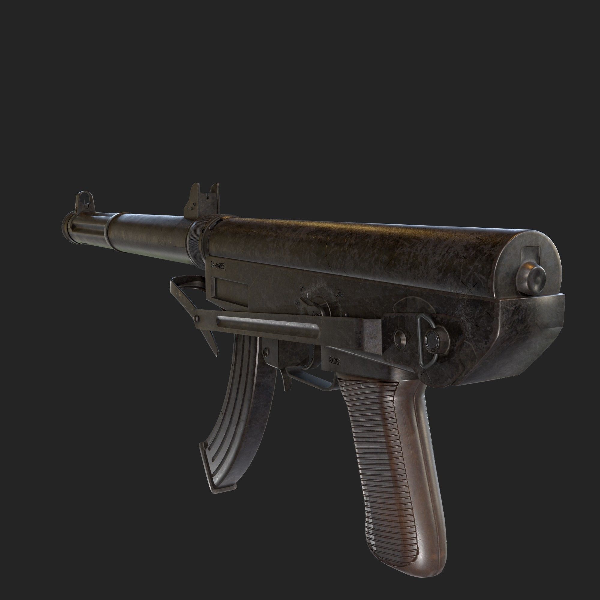3D model Type 64 SMG VR / AR / low-poly | CGTrader