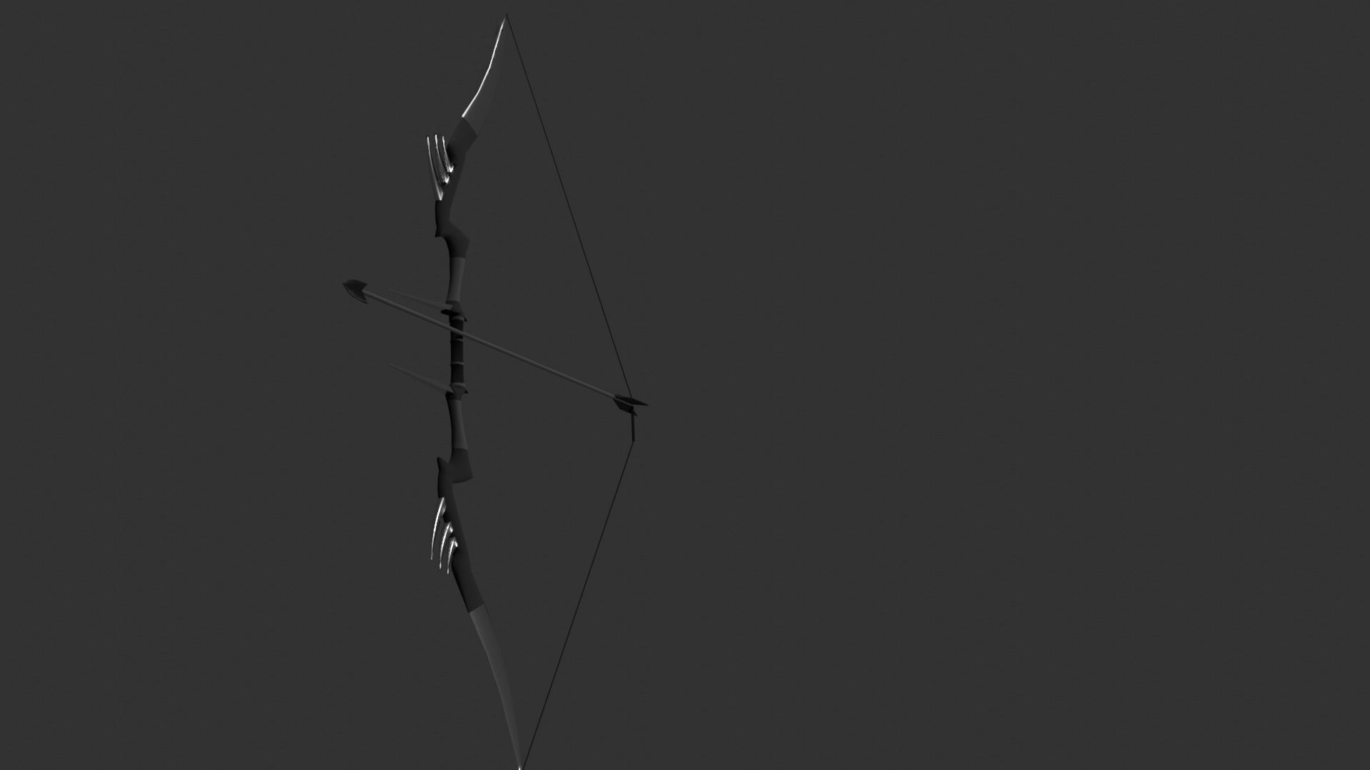 3D model Fantasy Demon Bow VR / AR / low-poly | CGTrader