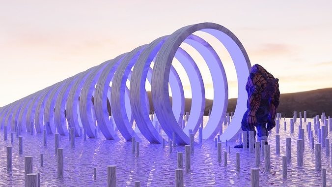 Environment Design With Titan 3D model | CGTrader