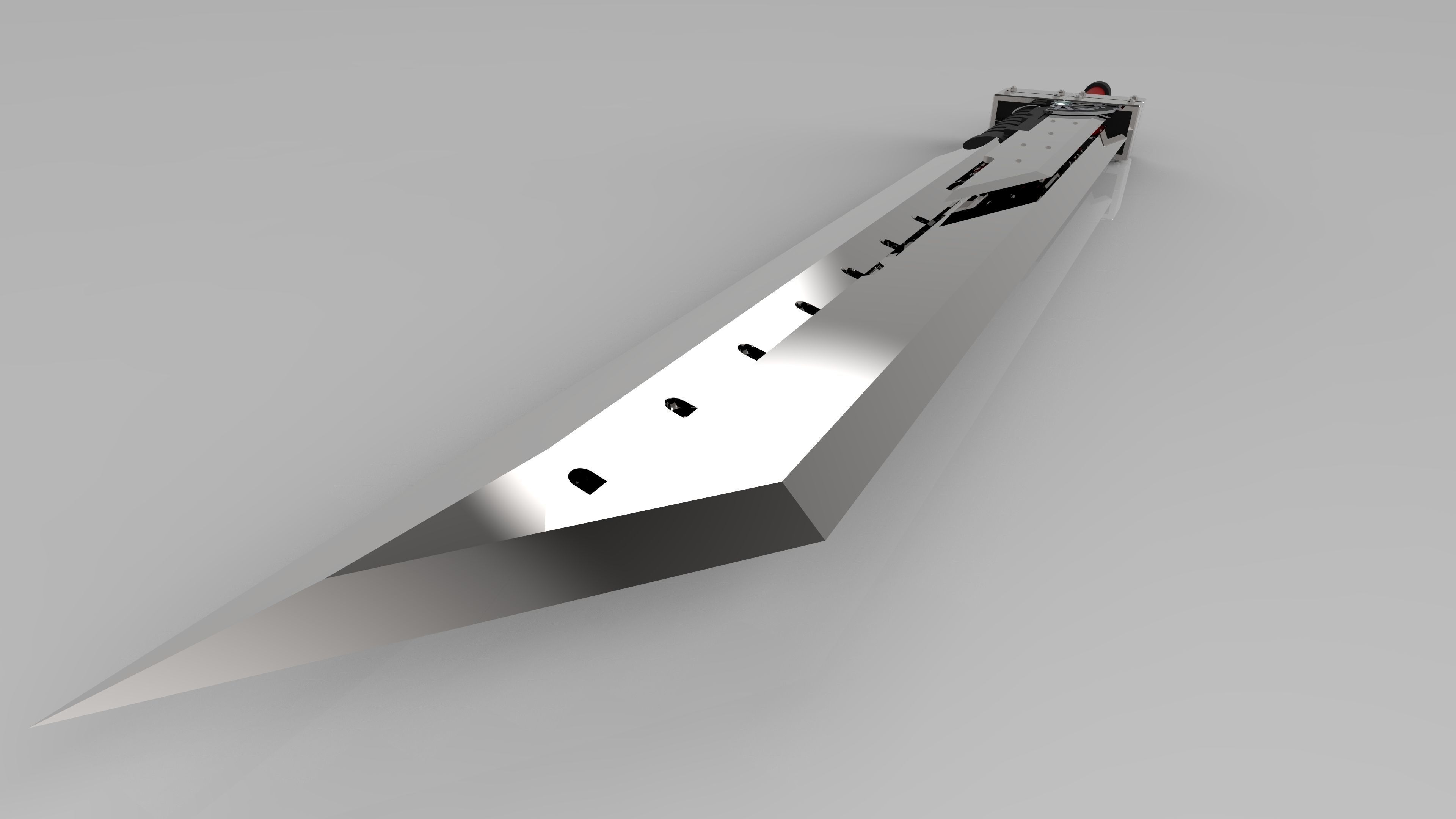 Clouds Fusion Sword 3D model animated | CGTrader