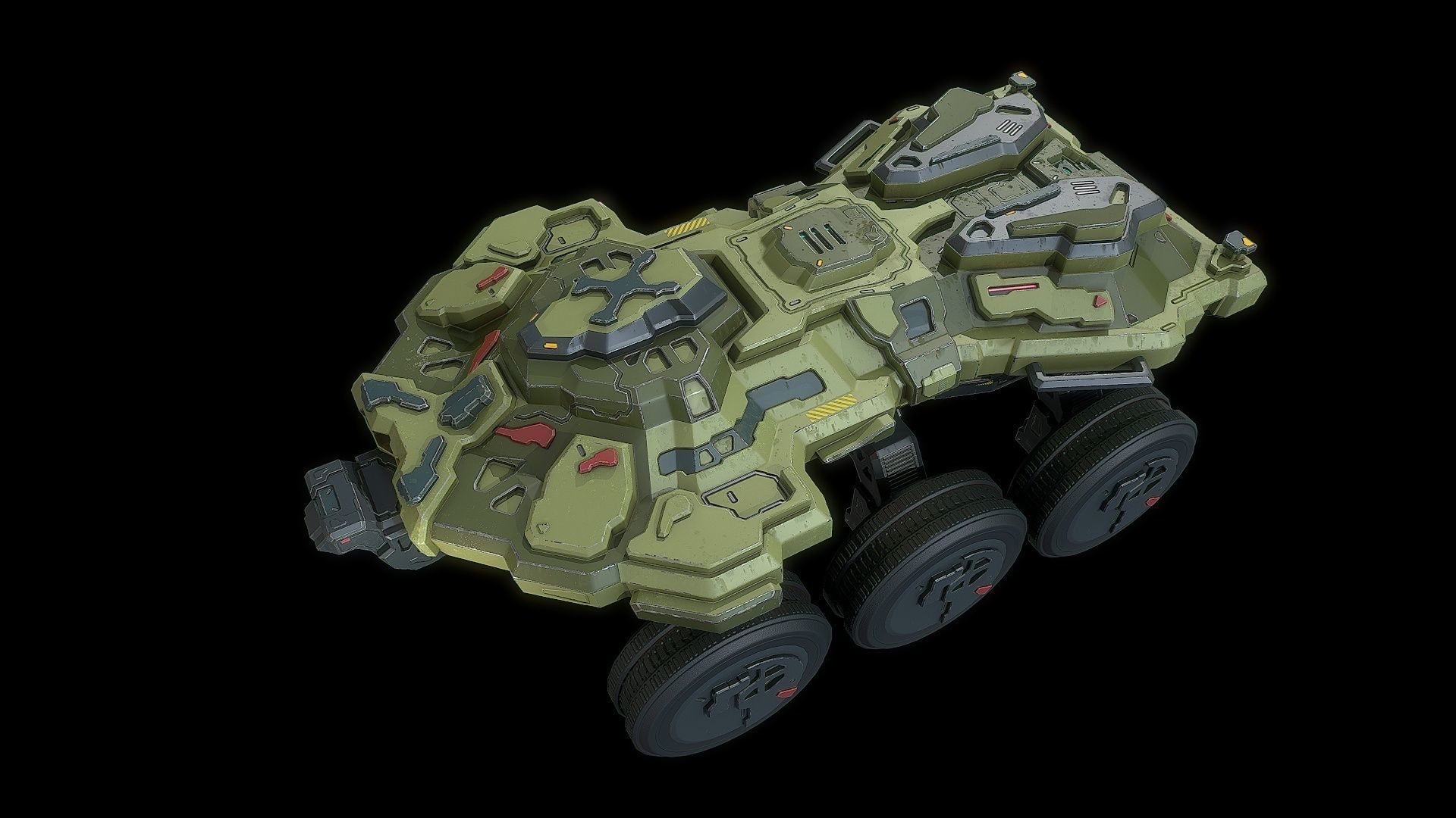 3D model Sci fi pathfinder rover vehicle VR / AR / low-poly | CGTrader