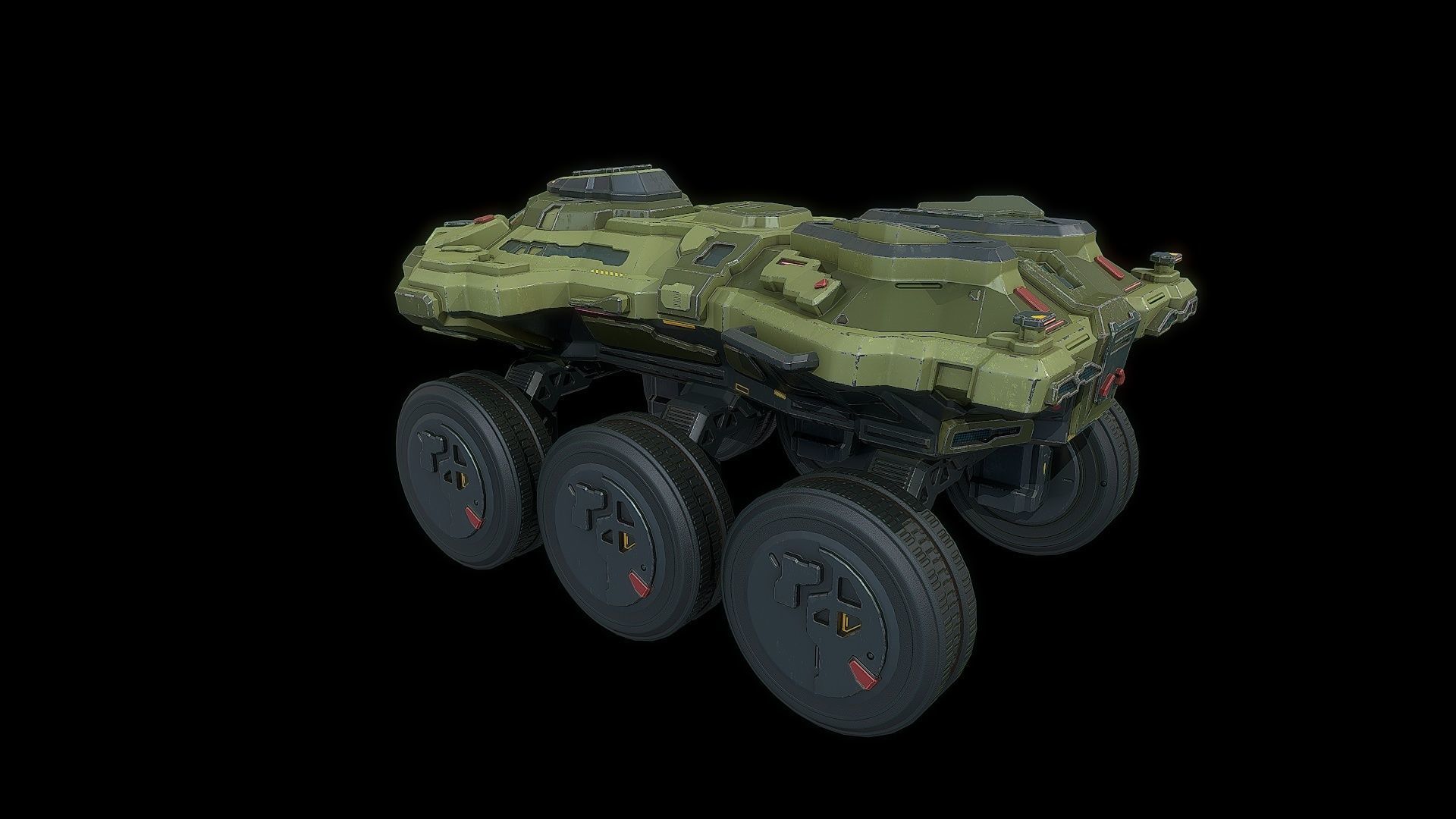 3D model Sci fi pathfinder rover vehicle VR / AR / low-poly | CGTrader