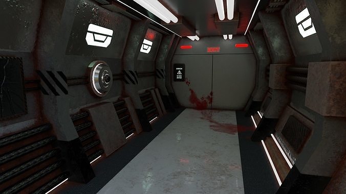 3D model Rust Crime Scene SciFi Backdrop - Scenery Full Perm VR / AR ...