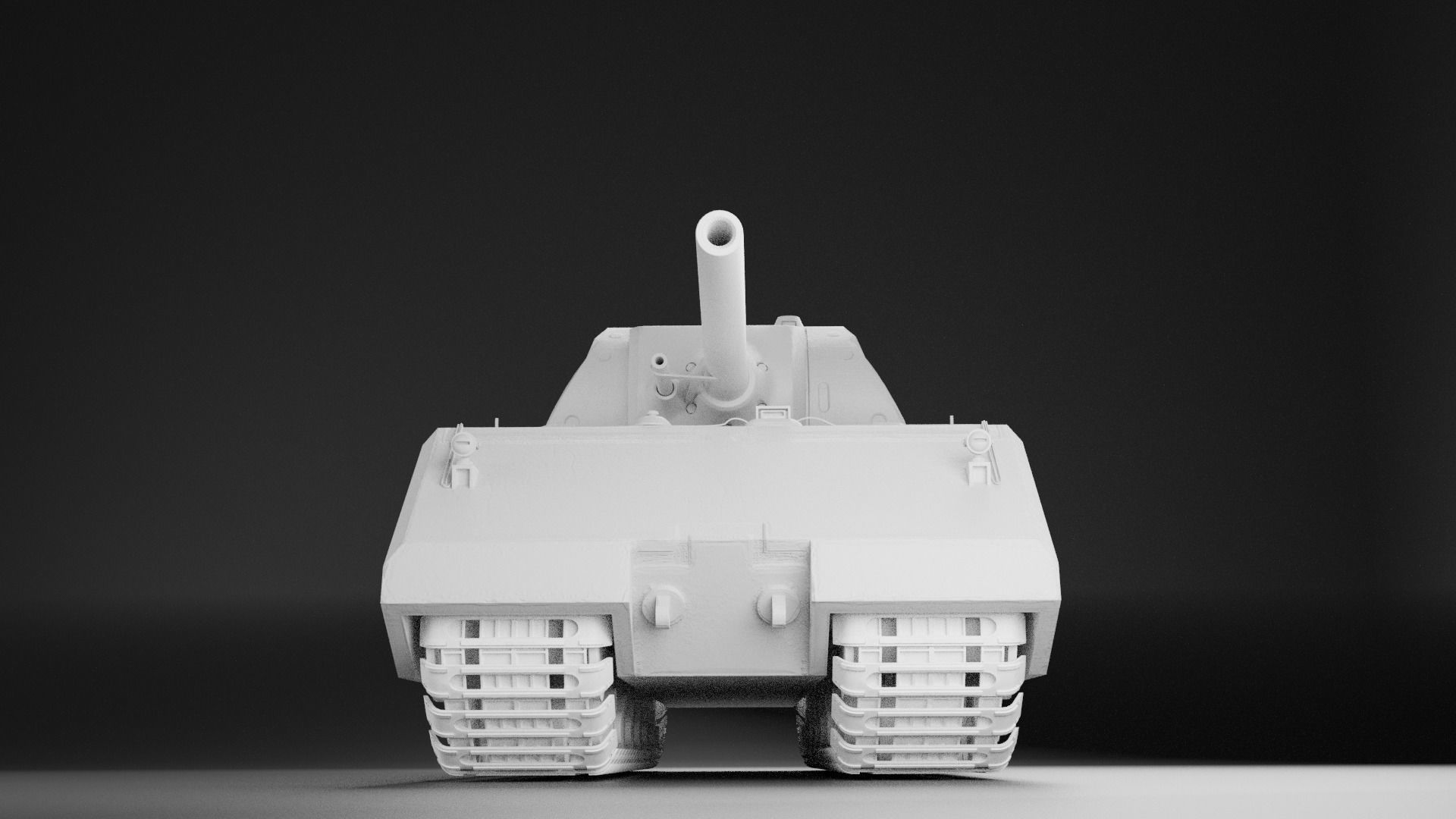 3D model Low Poly Maus Panzer Tank - 3 Skins - Shell VR / AR / low-poly ...
