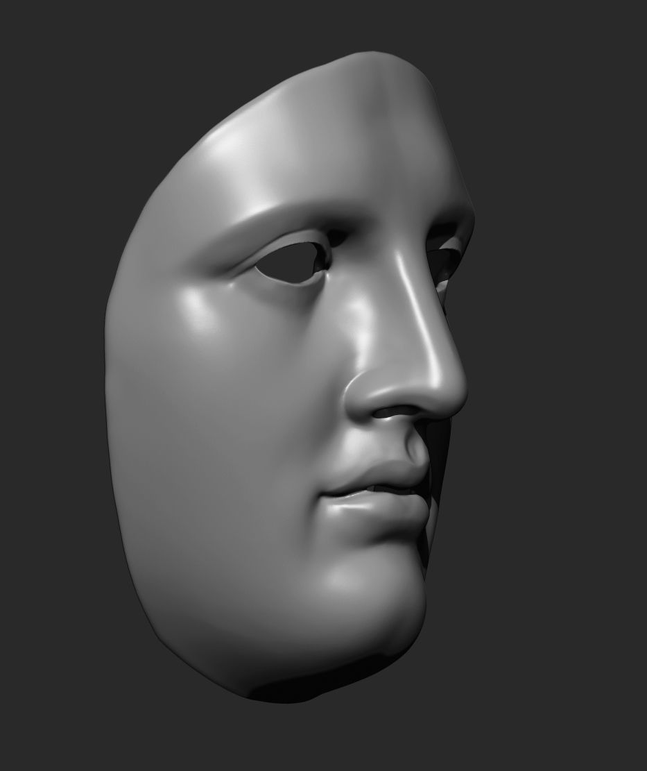 Apollo mask 3D model 3D printable | CGTrader