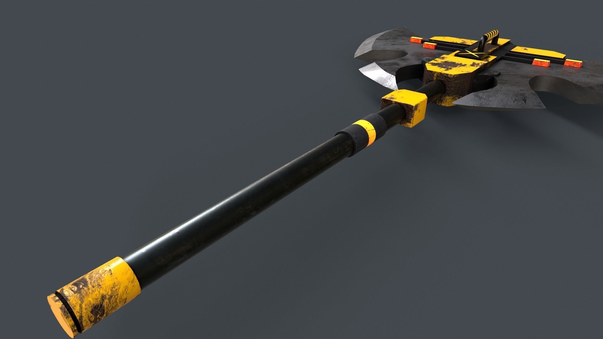 3D model Sci-Fi Axe V4 VR / AR / low-poly | CGTrader