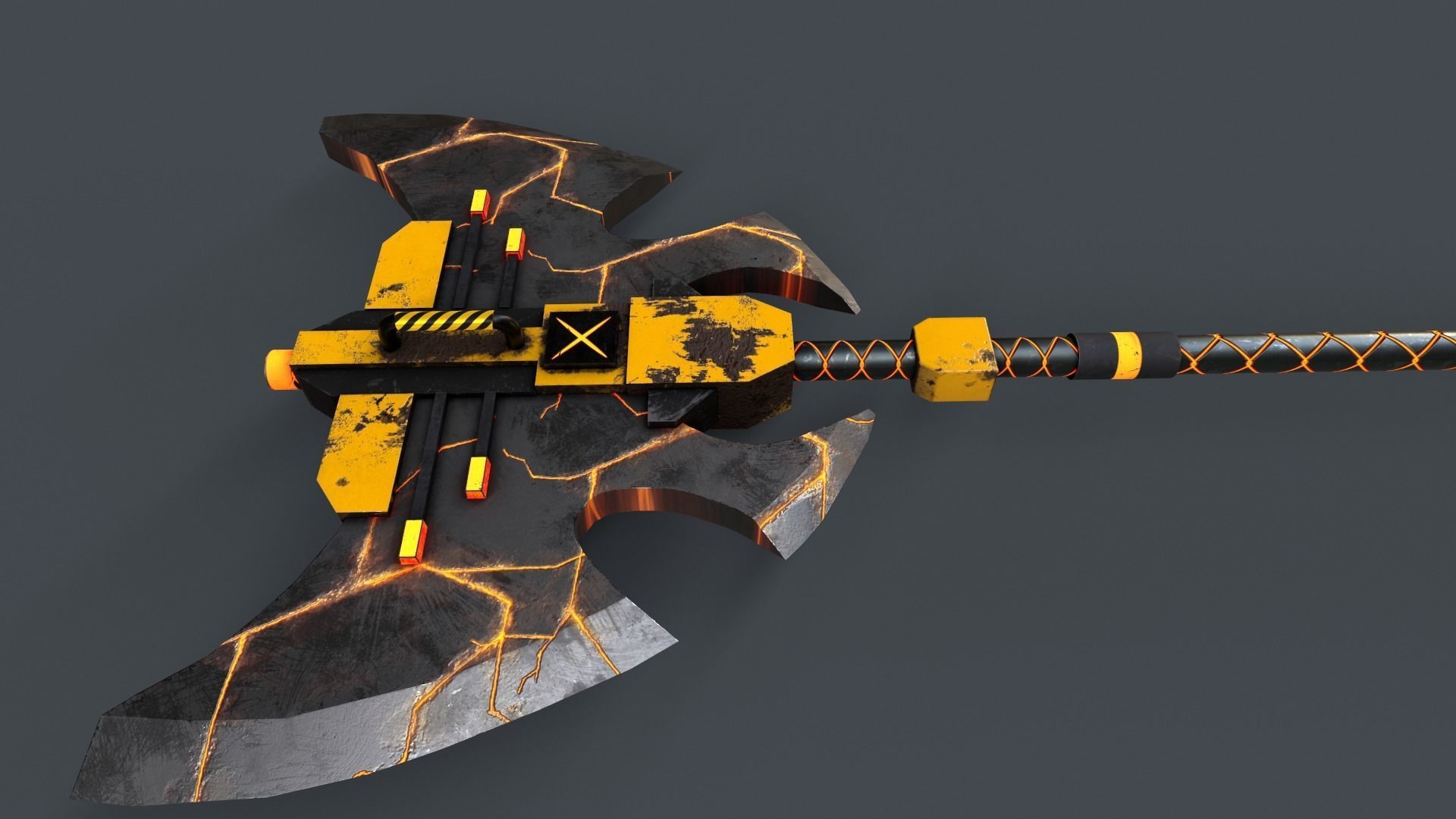 3D model Sci-Fi Axe V4 - 02 VR / AR / low-poly | CGTrader